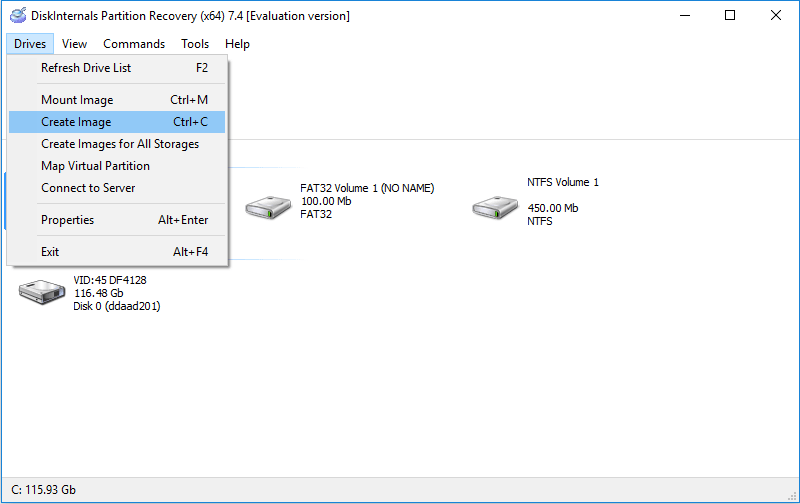 Create disk image with free software| DiskInternals